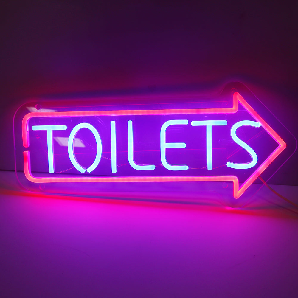 Neon Toilet Sign – Neon Chase