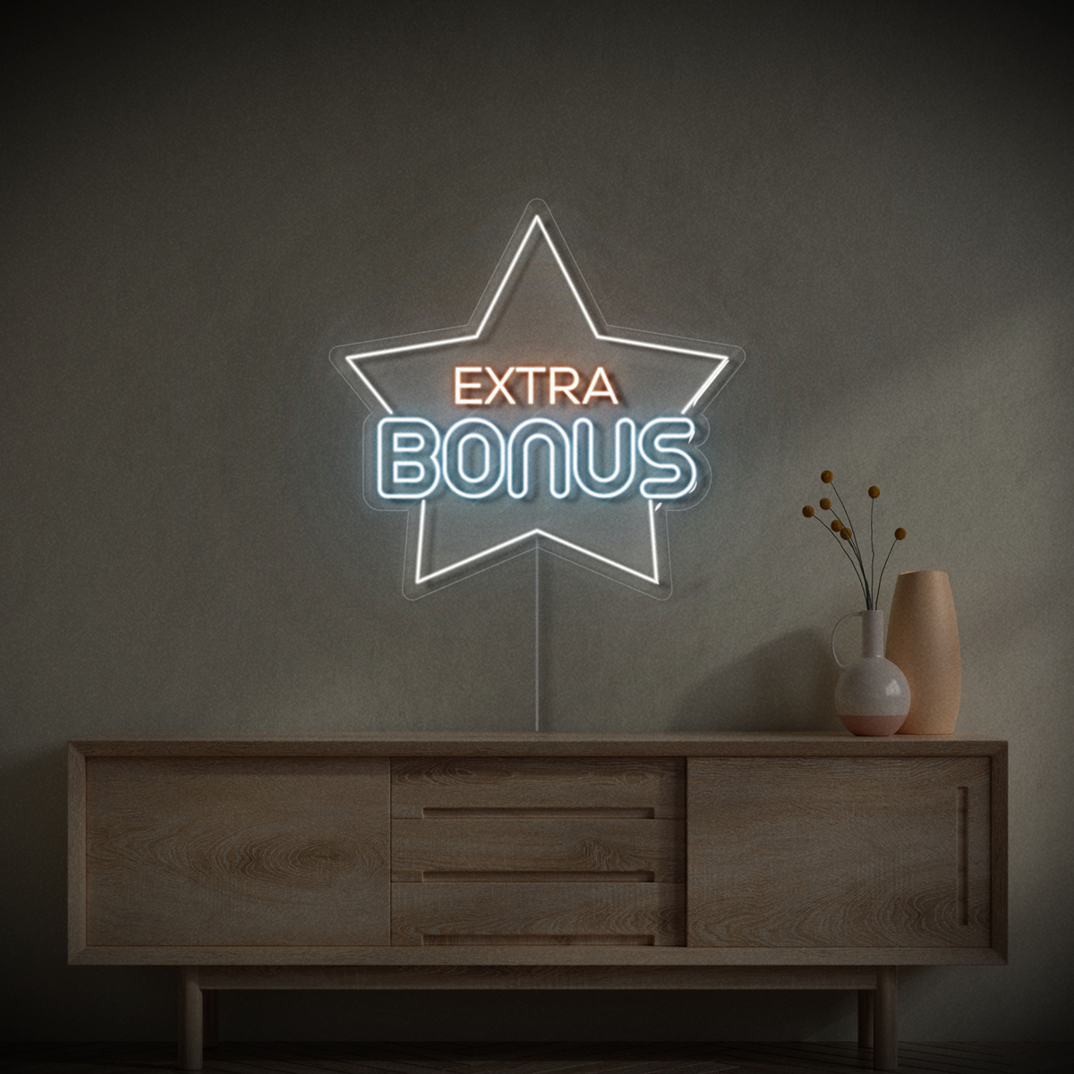 Extra Bonus LED Neon Sign - Vibrant, Energy-Efficient Decor – Neon Chase