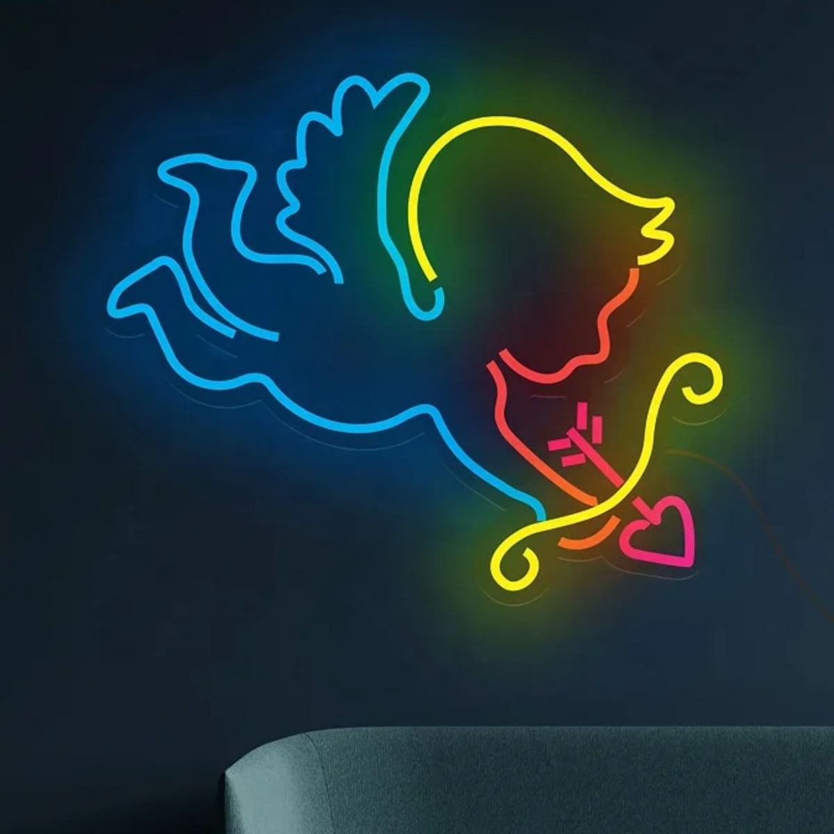 EVOKE ROMANCE WITH CUPID'S ARROW LED NEON SIGN – Neon Chase